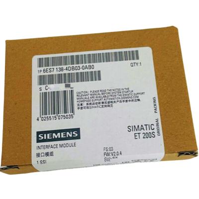China SIEMENS 6ES7138-4DB03-0AB0 SIMATIC ET200S POSITIONING MODULE, 1-CHANNEL, SSI  ELECTRONICS MODULE FOR ET 200S for sale