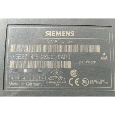 China SIEMENS 6ES7416-2XK01-0AB0 SIMATIC S7-400, CPU 416-2 DP CENTRAL PROCESSING UNIT WITH: MULTI-POINT MPI INTERFACE INTEGR. for sale