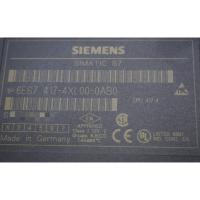 China SIEMENS 6ES7417-4XL00-0AB0 SIMATIC S7-400, CPU 417-4 4 MB WORK MEMORY (2 MB CODE; 2 MB DATA) 1 MPI 12 MBIT/S for sale