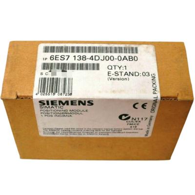 China SIEMENS 6ES7138-4DJ00-0AB0 SIMATIC DP, ELECTRONIC MODULE FOR ET 200S, 1 POS-INC ANALOG for sale