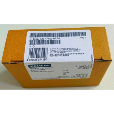 China SIEMENS 6ES7138-4FR00-0AA0 SIMATIC DP, ELECTRONICS MODULE 1F-RO 24 V DC/AC 24..230V/5A, F. ET200S, 30 MM OVERALL WIDTH for sale
