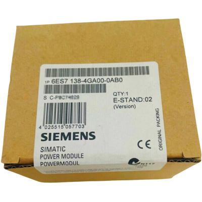 China SIEMENS 6ES7138-4GA00-0AB0 SIMATIC DP, 5 ELECTRONIC MODULES FOR ET 200S, 4 IQ-SENSE 24 V DC, 15 MM WIDTH for sale
