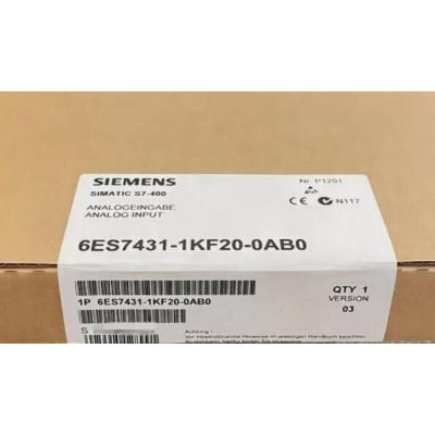 China SIEMENS 6ES7431-1KF20-0AB0 SIMATIC S7-400, ANALOG INPUT SM 431, ISOLATED 8 AI, RESOLUTION 14 BIT, U/IRESISTOR 8 AI for sale