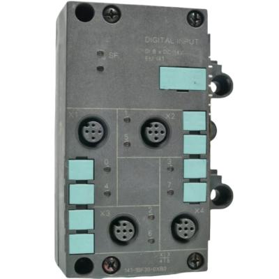 China Siemens 6ES7141-1BF30-0XB0 SIMATIC DP, distributed I/O ET 200X: Extended module EM141, 8 DE 24 V DC, 5-pole, 4xM12 for sale