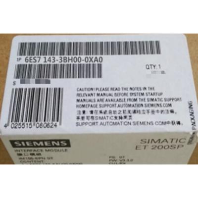 China SIEMENS 6ES7143-3BH00-0XA0 SIMATIC DP, BASIC MODULE BM 143 ET 200ECO: 8 DI/8 DO, 2A; 8XM12, DUPLICATE ASSIGNMENT, DEGREE OF PROTECTION IP65/67; CONNECTION BLOCK 6ES7194-3AA00-0.A0 SEPARATELY ORDER for sale