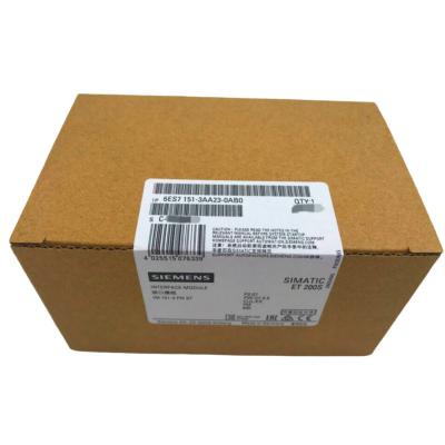 China SIEMENS 6ES7151-3AA23-0AB0 SIMATIC DP, INTERFACE MODULE IM 151-3 PN ST FOR ET 200S TRANSFER RATE 100 MBPS MAX. 63 POWER, ELECTRONIC OR MOTOR STARTER MODULES UP TO 2 M WIDTH CAN BE CONNECTED for sale