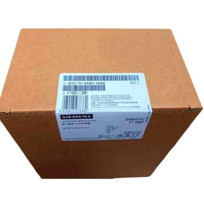 China SIEMENS 6ES7151-8AB01-0AB0 SIMATIC DP, IM151-8 PN/DP CPU FOR ET200S, 192 KB WORK MEMORY, INT. PROFINET INTERFACE (WITH THREE RJ45 PORTS) AS IO CONTROLLER,WITHOUT BATTERY MMC REQUIRED for sale