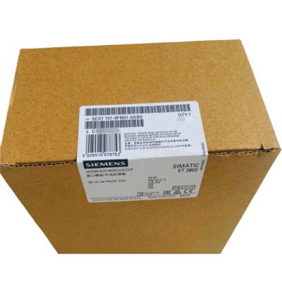 China SIEMENS 6ES7151-8FB01-0AB0 SIMATIC DP, IM151-8F PN/DP CPU FOR ET200S, 256 KB WORK MEMORY, INT. PROFINET INTERFACE (WITH THREE RJ45 PORTS) AS IO CONTROLLER/I-DEVICE WITHOUT BATTERY, MMC REQUIRED for sale