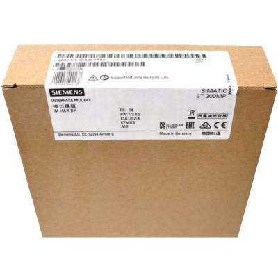 China SIEMENS 6ES7155-5BA00-0AB0 SIEMENS 6ES7155-5BA00-0AB0 SIMATIC ET200MP IM155-5 DP ST PROFIBUS I/O MODULE for sale
