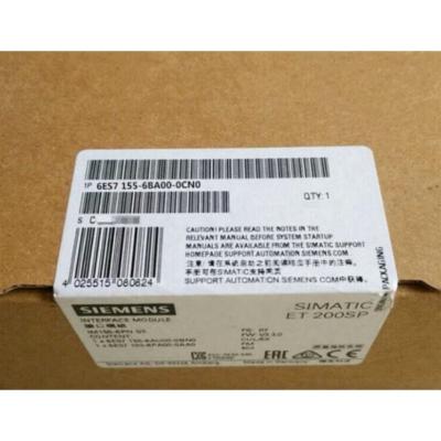 China SIEMENS 6ES7155-6BA00-0CN0 SIMATIC ET 200SP, PROFIBUS IM BUNDLE, IM 155-6DP HF, MAX. 32 I/O MODULES AND 16 ET 200AL MODULES, MULTI HOT SWAP, BUNDLE CONSISTS OF: INTERFACE MODULE (6ES7155-6BU00-0CN0), for sale