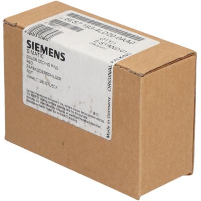 China SIEMENS 6ES7193-4LD20-0AA0 200 COLOR CODING PLATES FOR TERMINAL MODULES OF THE ET 200S AND ET 200S COMPACT IN COLOR RED for sale