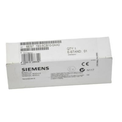 China SIEMENS 6ES7193-5CB10-0AA0 SIMATIC DP, TERMINAL MODULE TM-E30C44-IS FOR ET200IS, FOR HOLDING ELECTRONIC MODULES, SPRING-TYPE TERMINALS for sale