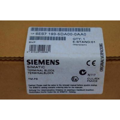 China SIEMENS 6ES7193-5DA00-0AA0 SIMATIC DP, TERMINAL MODULE TM-PS-IS FOR ET200IS, FOR HOLDING THE POWER SUPPLY MODULE for sale