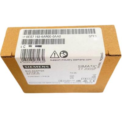 China SIEMENS 6ES7193-6AR00-0AA0 SIMATIC ET 200SP, BUSADAPTER BA 2XRJ45, 2 RJ45 SOCKETS for sale