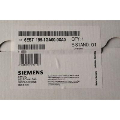 China SIEMENS 6ES7195-1GA00-0XA0 SIMATIC DP, MOUNTING RAIL FOR ET 200M, 482.6 MM LONG, FOR HOLDING BUS MODULES FOR REMOVAL AND INSERTION FUNCTION for sale