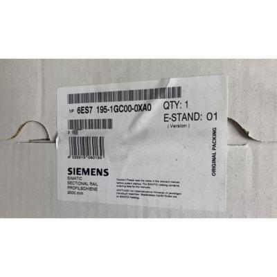 China SIEMENS 6ES7195-1GC00-0XA0 SIMATIC DP, MOUNTING RAIL FOR ET 200M, 2000 MM LONG, FOR HOLDING BUS MODULES FOR REMOVAL AND INSERTION FUNCTION for sale