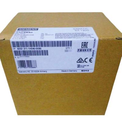 China SIEMENS 6ES7 211-1HE40-0XB0 SIMATIC S7-1200, CPU 1211C, COMPACT CPU, DC/DC/RELAY, ONBOARD I/O: 6 DI 24 V DC; 4 DO RELAY 2 A; 2 AI 0-10 V DC, POWER SUPPLY: DC 20.4-28.8 V DC, PROGRAM/DATA MEMORY 75 KB for sale