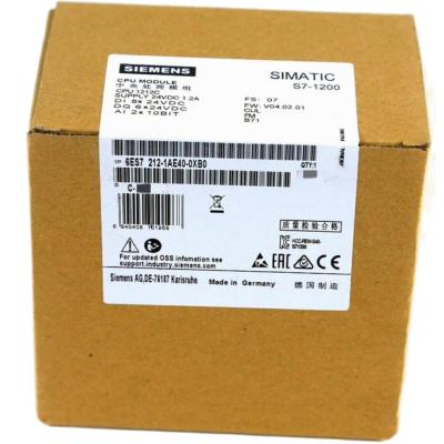 China SIEMENS 6ES7212-1AE40-0XB0 SIMATIC S7-1200, CPU 1212C, COMPACT CPU, DC/DC/DC, ONBOARD I/O: 8 DI 24 V DC; 6 DO 24 V DC; 2 AI 0-10 V DC, POWER SUPPLY: DC 20.4-28.8 V DC, PROGRAM/DATA MEMORY 100 KB for sale