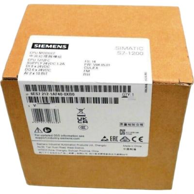 China SIEMENS 6ES7212-1AF40-0XB0 SIMATIC S7-1200F, CPU 1212 FC, COMPACT CPU, DC/DC/DC, ONBOARD I/O: 8 DI 24 V DC; 6 DO 24 V DC; 2 AI 0-10 V DC, POWER SUPPLY: DC 20.4-28.8 V DC, PROGRAM/DATA MEMORY 150 KB for sale