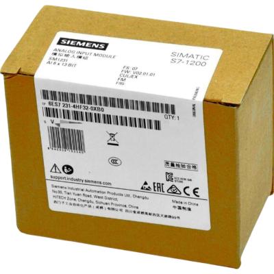 China SIEMENS 6ES7231-4HF32-0XB0 SIMATIC S7-1200, ANALOG INPUT, SM 1231, 8 AI, +/-10 V, +/-5 V, +/-2.5 V, OR 0-20 MA/4-20 MA, 12 BIT+SIGN OR (13 BIT ADC) for sale