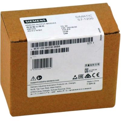 China SIEMENS 6ES7232-4HD32-0XB0 SIMATIC S7-1200, ANALOG OUTPUT, SM 1232, 4 AO, +/-10 V, 14-BIT RESOLUTION, OR 0-20 MA/4-20 MA, 13-BIT RESOLUTION for sale