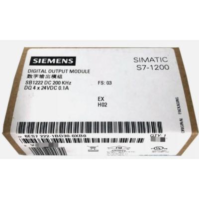 China SIEMENS 6ES7222-1BD30-0XB0 SIMATIC S7-1200, DIGITAL OUTPUT SB 1222, 4 DQ, 24 V DC 200 KHZ for sale