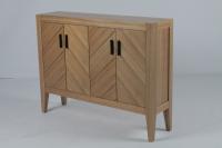 China Modern Style Dining Room Furniture Kitchen Cabinets Solid Wood for sale
