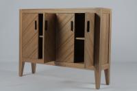 China Modern Style Dining Room Furniture Kitchen Cabinets Solid Wood for sale