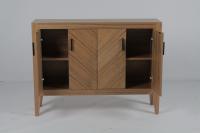 China Modern Style Dining Room Furniture Kitchen Cabinets Solid Wood for sale