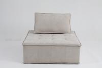 China Modern Modular Design Bedroom Ottoman Bench With Comfortable Back for sale