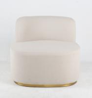 China Living Room White Fabric Boucle Accent Leisure Chair Modern Style for sale
