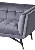 China Solid Wood Frame Living Room Sofa With Synthetic Leather for sale