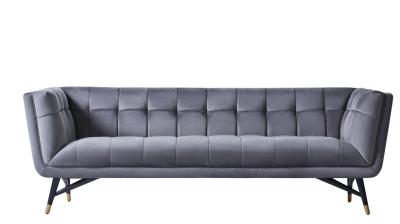 China Solid Wood Frame Living Room Sofa With Synthetic Leather for sale