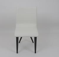 China White Leather Fabric Furniture Dining Room Office Chairs Luxury Modern for sale