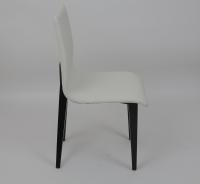 China White Leather Fabric Furniture Dining Room Office Chairs Luxury Modern for sale