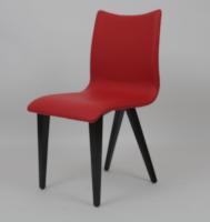 China Lxury Upholstery Nordic Restaurant Leather Dining Chair Metal Red for sale