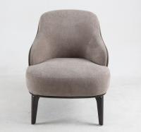 China Living Room Coffee Shop Hotel Leisure Office ArmChairs With Wooden Legs for sale