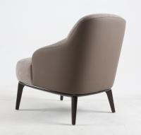 China Living Room Coffee Shop Hotel Leisure Office ArmChairs With Wooden Legs for sale