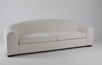 China Luxury And Modern White Boucle Living Room Sofa With Wooden Legs for sale