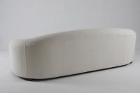 China Luxury And Modern White Boucle Living Room Sofa With Wooden Legs for sale