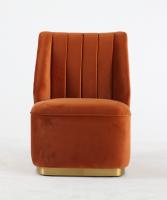 China Living Room Single Velvet Modern Sofa Chair Modern And Luxury for sale