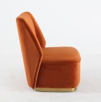 China Living Room Single Velvet Modern Sofa Chair Modern And Luxury for sale
