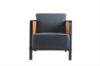 China Linen Fabric Caned Back lounge Chairs Luxury Star Hotel Furniture for sale