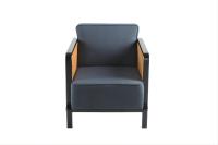 China Linen Fabric Caned Back lounge Chairs Luxury Star Hotel Furniture for sale