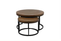 China Iron Bar Cafe Retro Bar Table And Chair Combination DIA 80X45 for sale