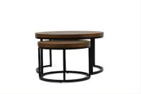 China Iron Bar Cafe Retro Bar Table And Chair Combination DIA 80X45 for sale