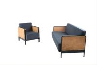 China Linen Leisure 4 People Rattan Room Chair Nordic Luxury Star Hotel Furniture for sale