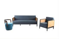 China Linen Leisure 4 People Rattan Room Chair Nordic Luxury Star Hotel Furniture for sale