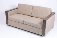 China Custom Modern Upholstered Sofa With Wood Frame Arm Rest And Stainless Steel Legs for sale