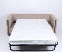 China Fabric Upholstered Wooden Arm Hotel Queen Sofa Sleeper Luxury Modern Design for sale